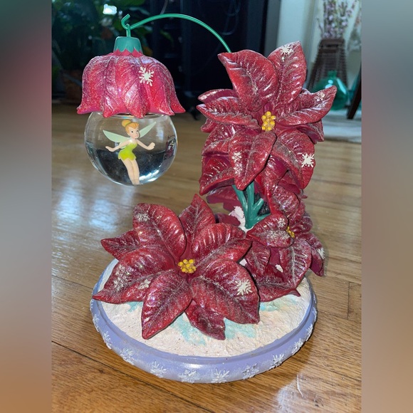 Disney | Holiday | Disney Holiday Poinsettia Decorative Piece With ...